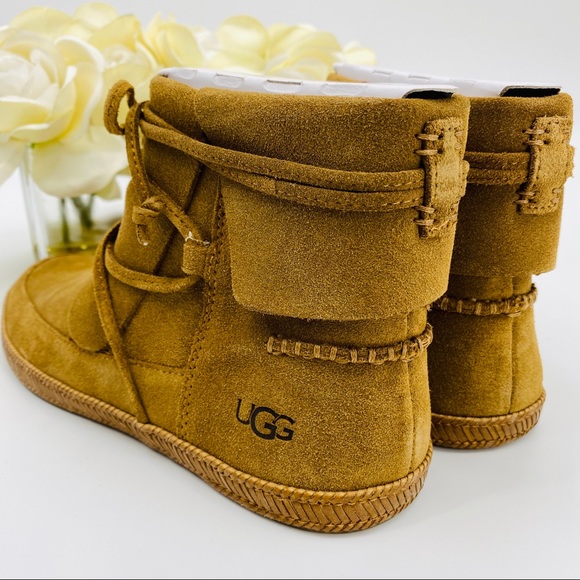 UGG | Shoes | Nib Ugg Reid Suede Bootie Moccasins | Poshmark